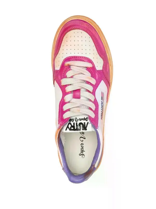 AUTRY Panelled Low-top Sneakers - White