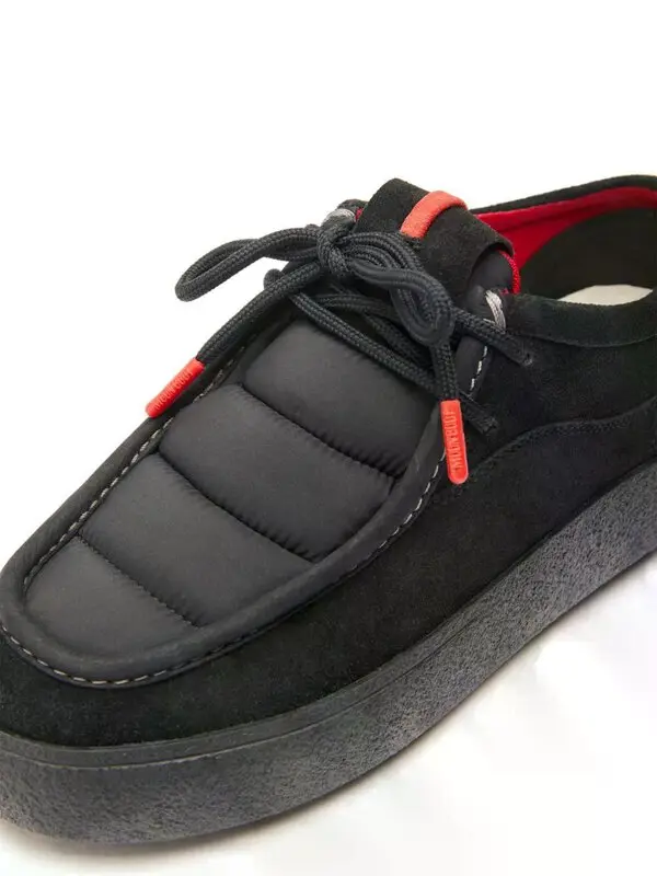 Moon Boot Mtrack Wallaby Panelled Suede Sneakers - Black