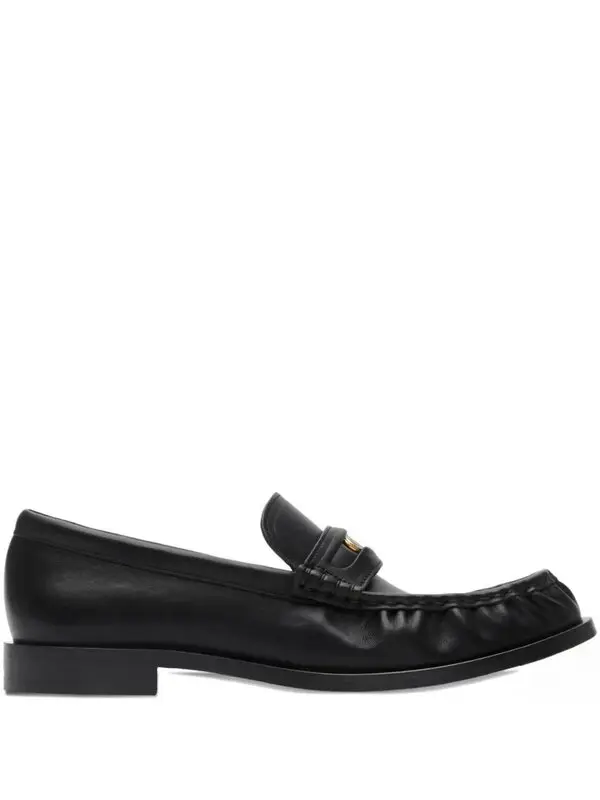 Burberry Cadet Leather Loafers - Black