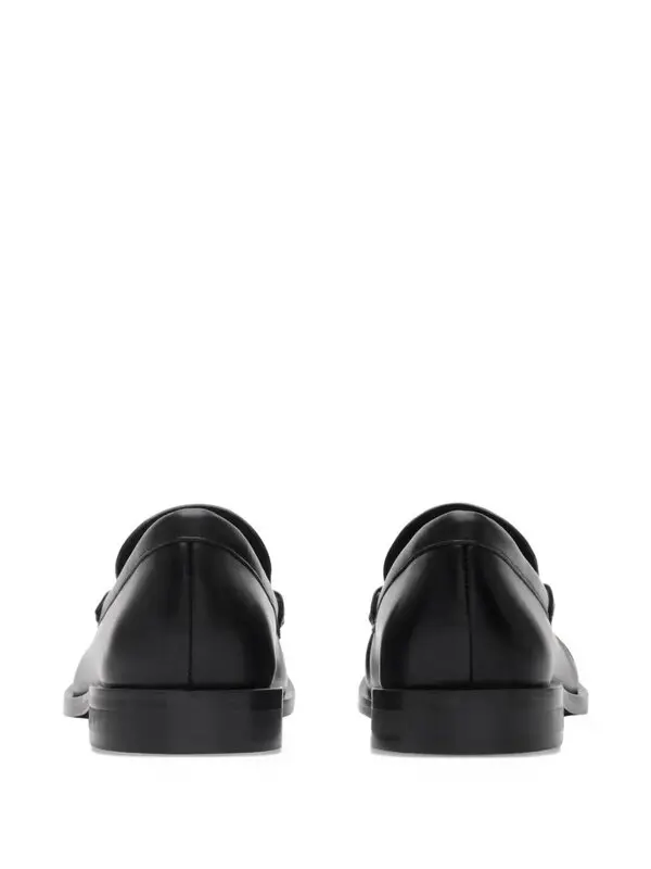 Burberry Cadet Leather Loafers - Black