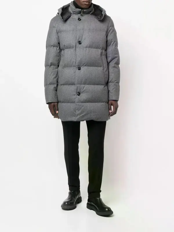 Woolrich Padded Button-down Parka Coat