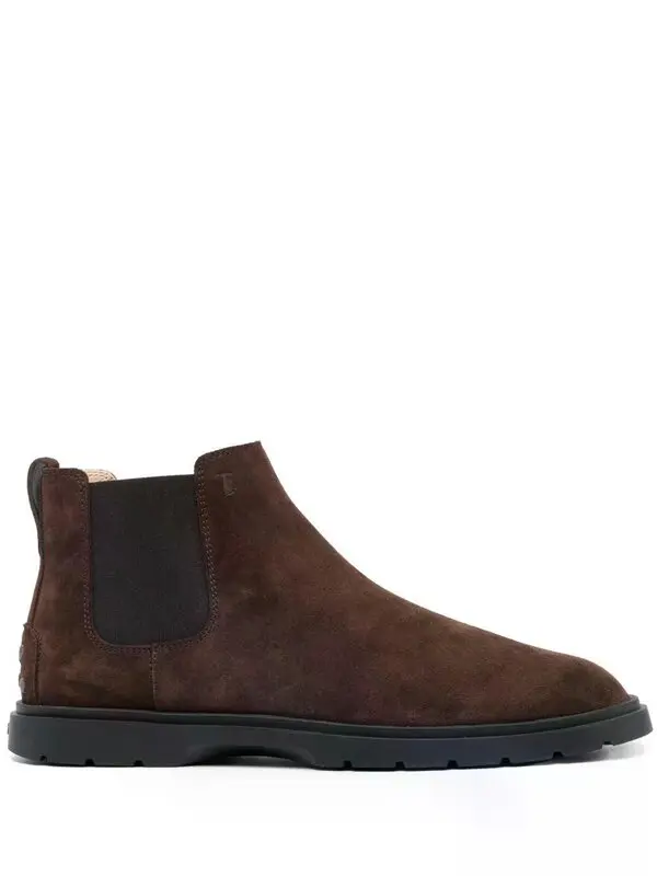 TOD'S Tronchetto Ankle Boots - Brown
