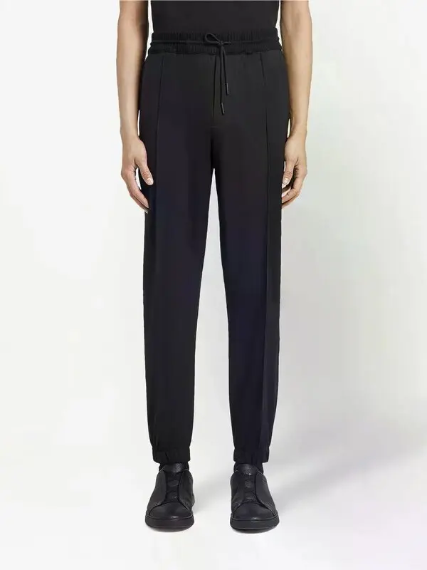 Zegna High Performance™ Wool Joggers - Black