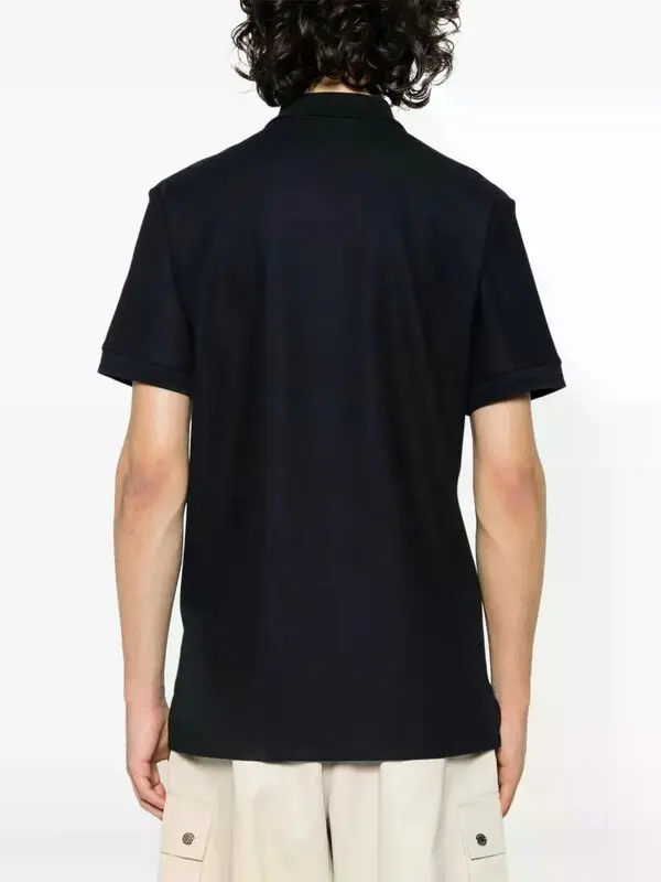 Burberry Monogram-motif Polo Shirt - Blue