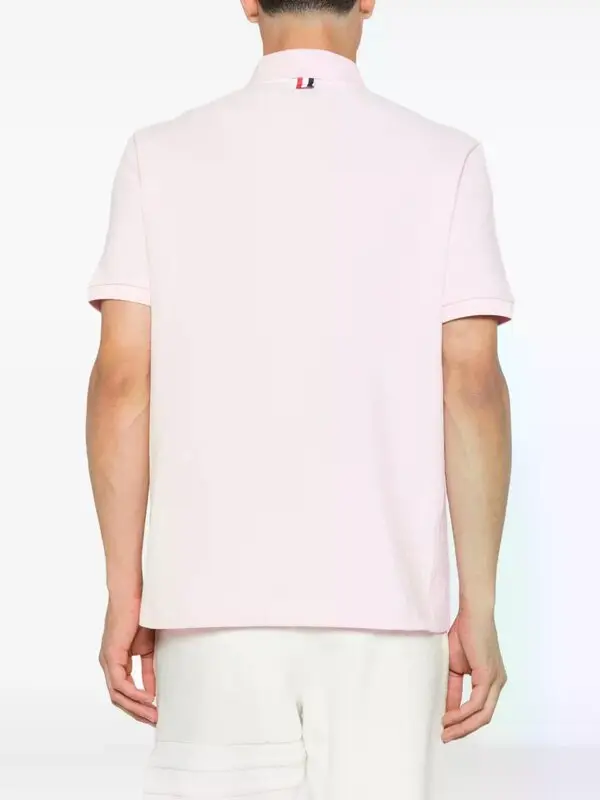 Thom Browne Pique 4-bar Polo Shirt - Pink