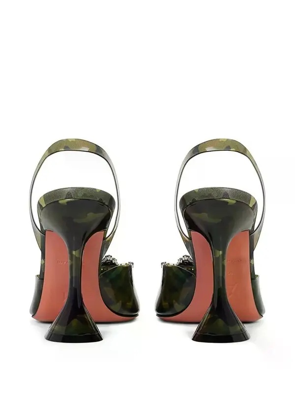 Amina Muaddi 95mm Begum Pumps