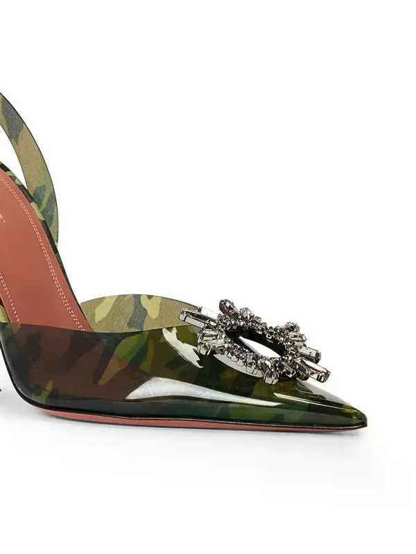 Amina Muaddi 95mm Begum Pumps