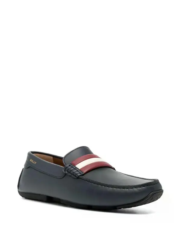 Bally Pilot Leather Loafers
