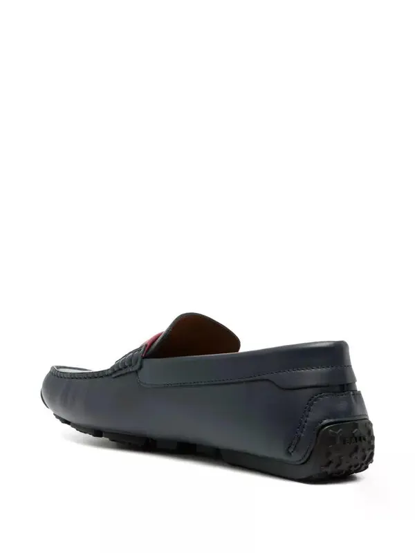 Bally Pilot Leather Loafers