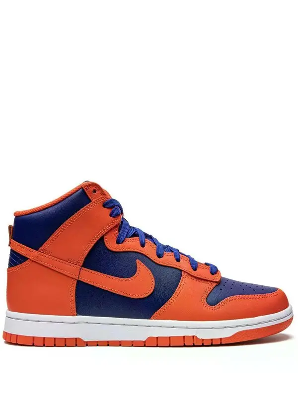 Nike Dunk High Knicks Sneakers - Orange