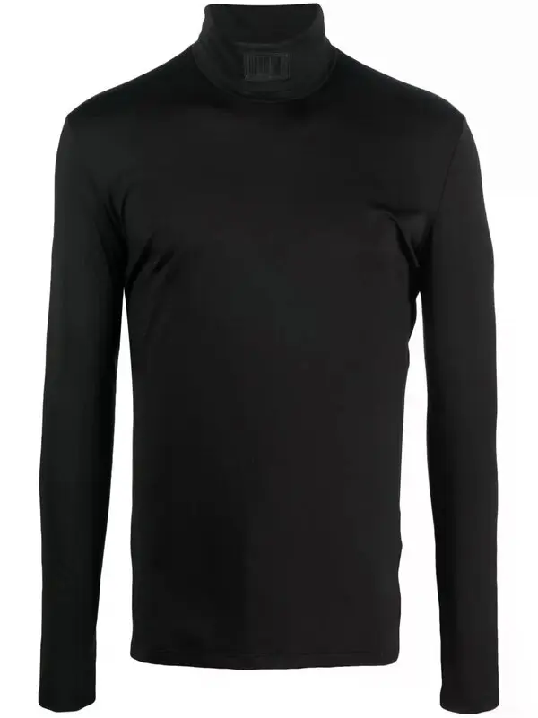 VTMNTS Logo-patch Roll-neck Jumper