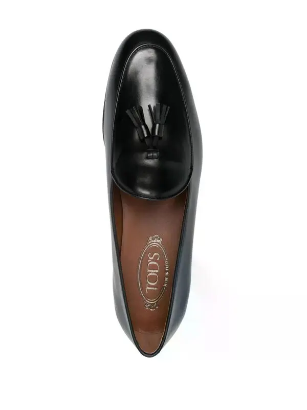 TOD'S Leather Tassels Loafers