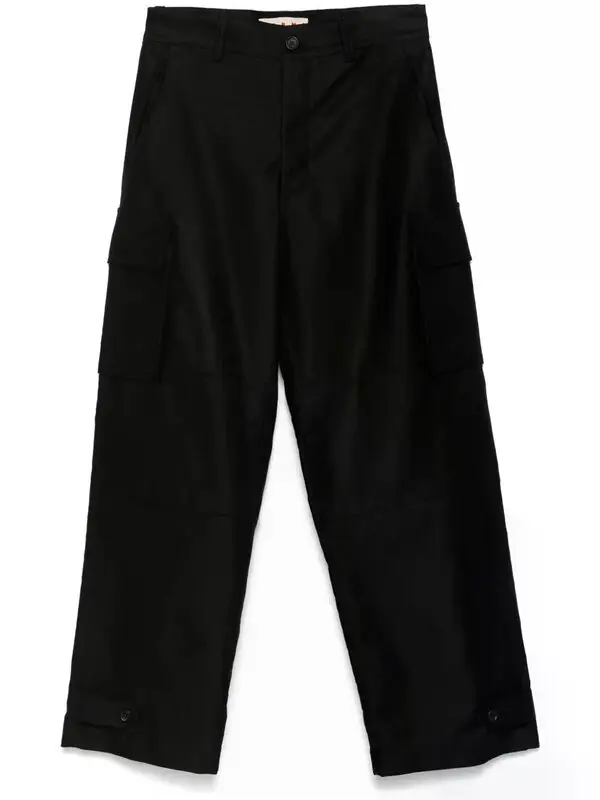 Marni Cotton Cargo Pants - Black