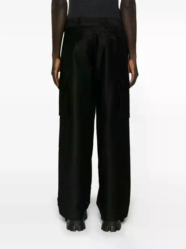 Marni Cotton Cargo Pants - Black