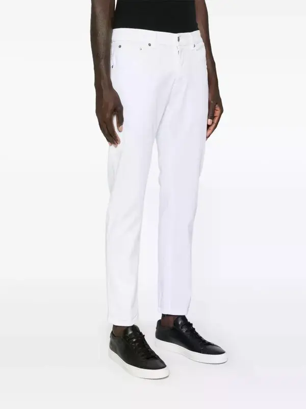 DONDUP Logo-print Tapered Jeans