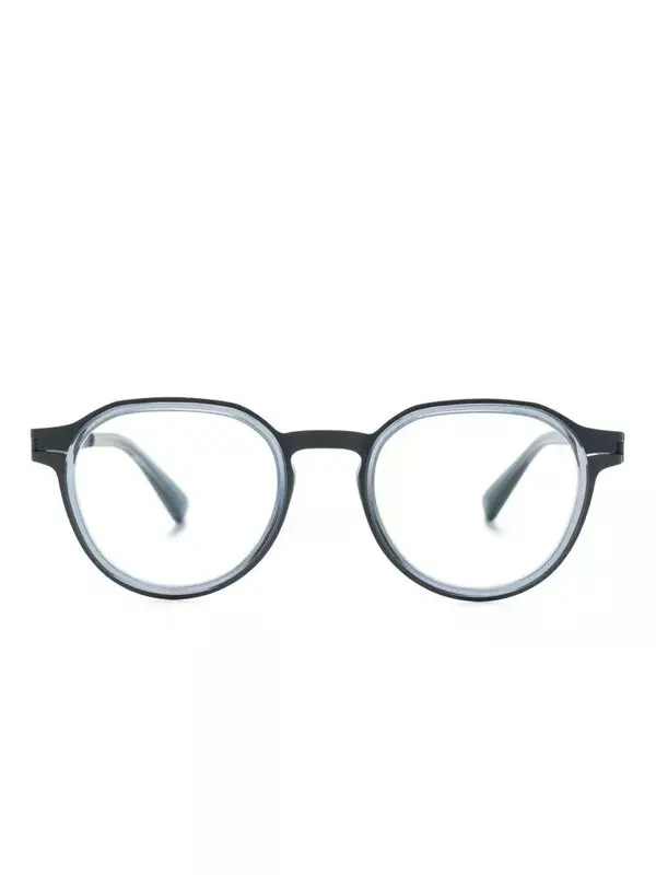 Mykita Caven Round-frame Glasses - Blue