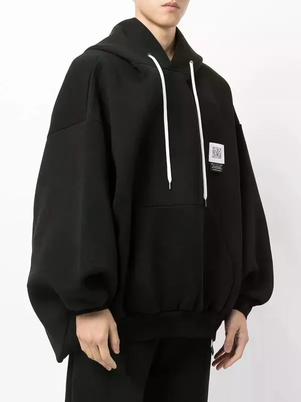 FUMITO GANRYU Cape-sleeve Drawstring Hoodie