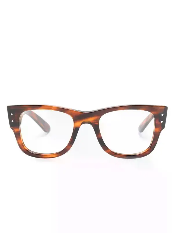 Ray-ban Rectangle-frame Tortoiseshell-effect Glasses