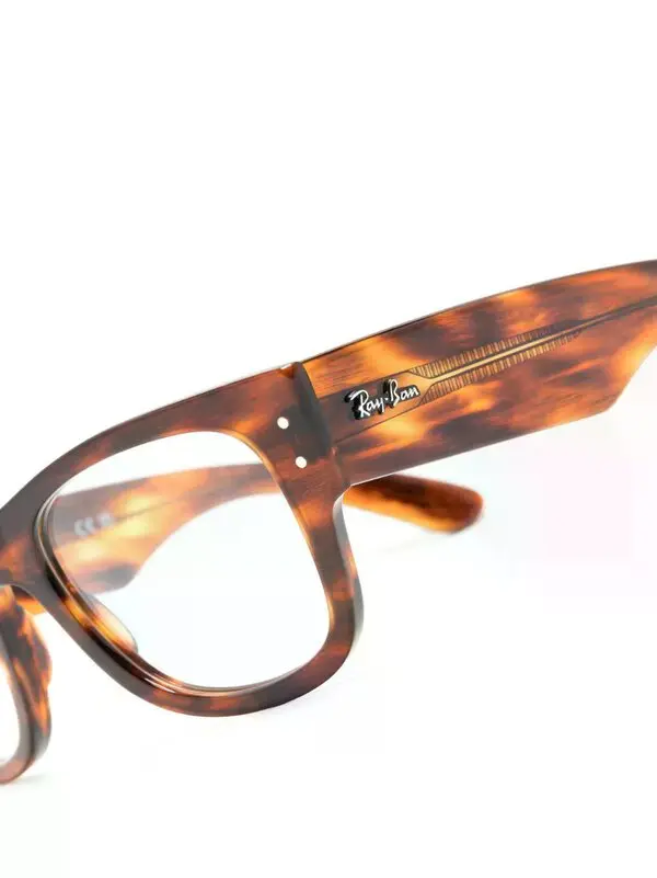 Ray-ban Rectangle-frame Tortoiseshell-effect Glasses