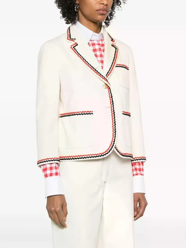 Thom Browne Rwb-stripe Blazer