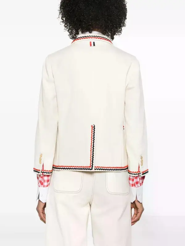 Thom Browne Rwb-stripe Blazer
