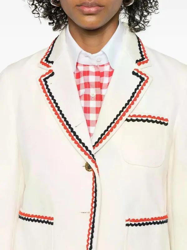 Thom Browne Rwb-stripe Blazer