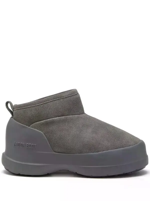 Moon Boot Luna Logo-print Boots - Grey