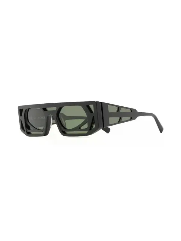 KUBORAUM Oversized Square-frame Sunglasses - Black