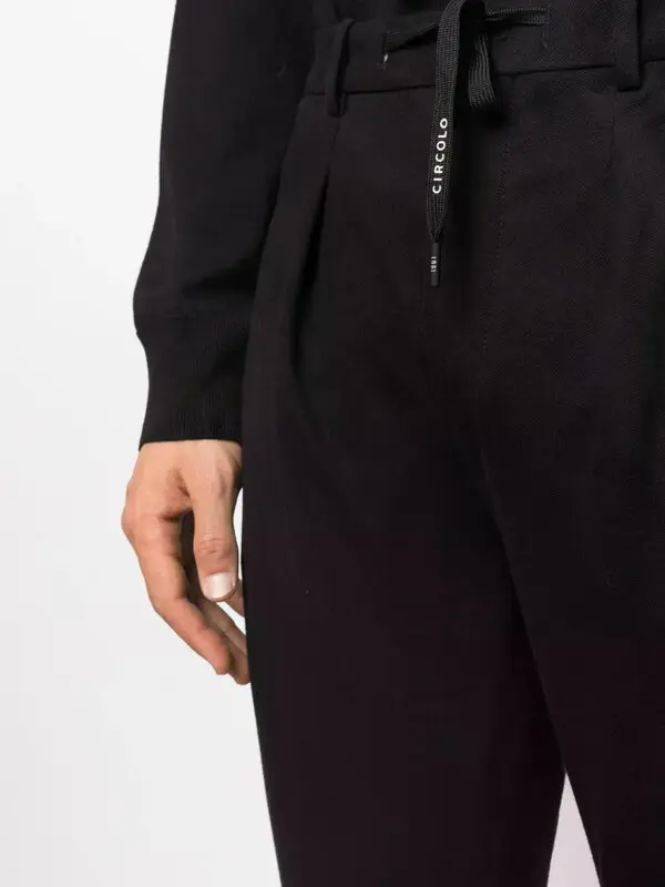 CIRCOLO 1901 Tapered Leg Stretch-cotton Trousers