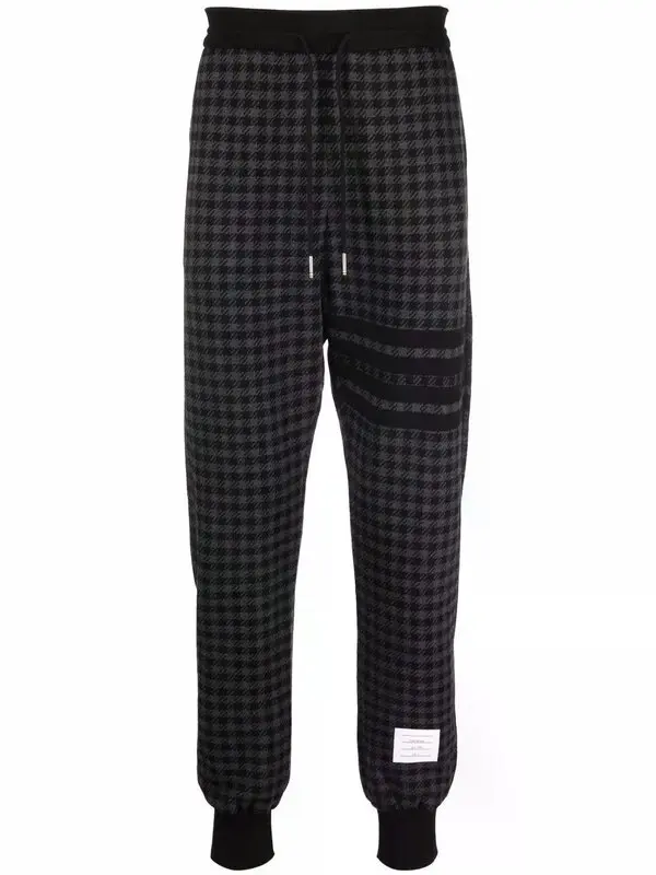 Thom Browne Houndstooth-check Track Pants