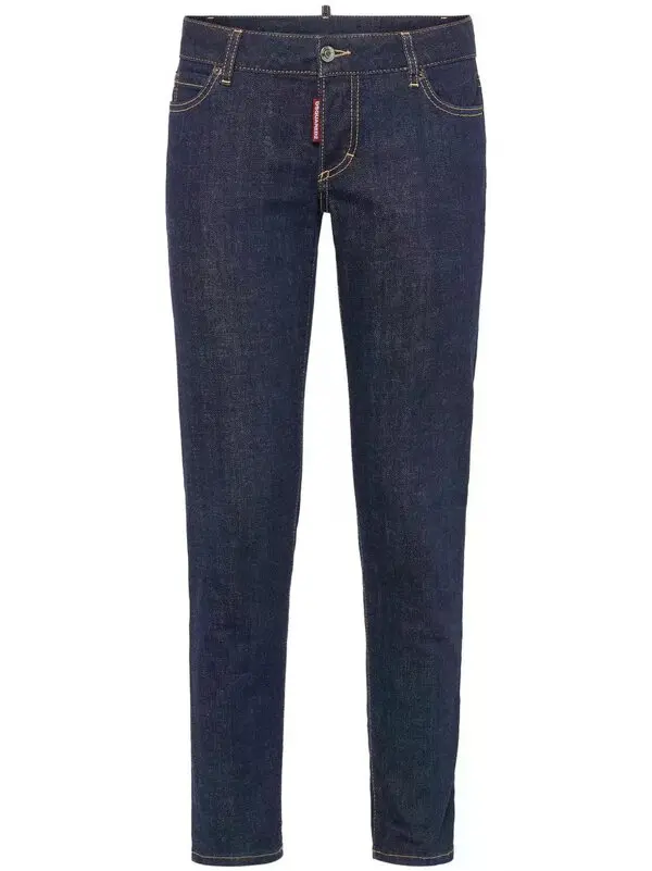 Dsquared2 Low-rise Skinny Jeans - Blue