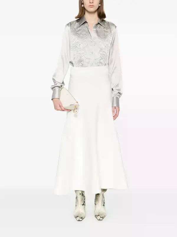 Ermanno Scervino Floral-embroidered Shirt