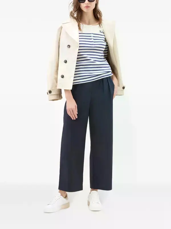 Woolrich Wide-leg Cotton Trousers