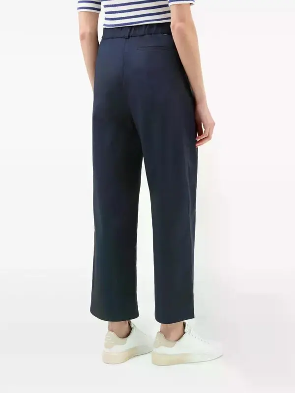 Woolrich Wide-leg Cotton Trousers