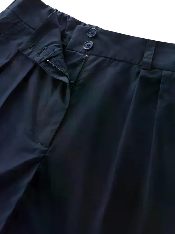 Woolrich Wide-leg Cotton Trousers