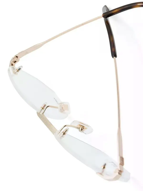 Dunhill Rimless Glasses - Gold