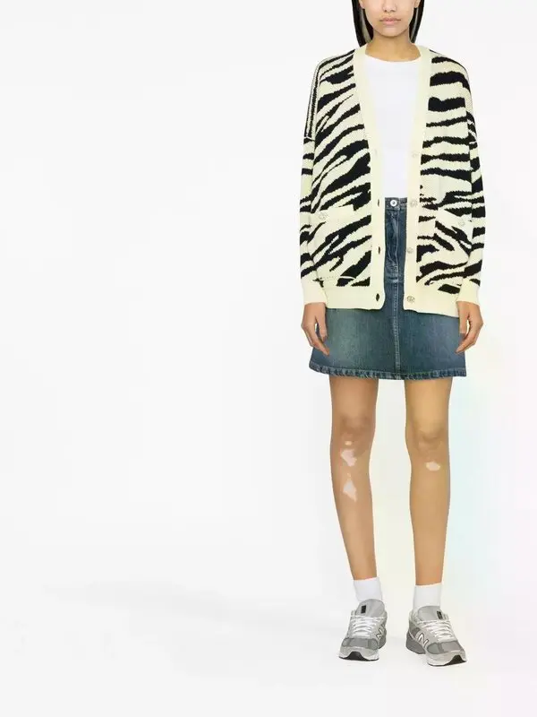 Kenzo A-line Denim Miniskirt