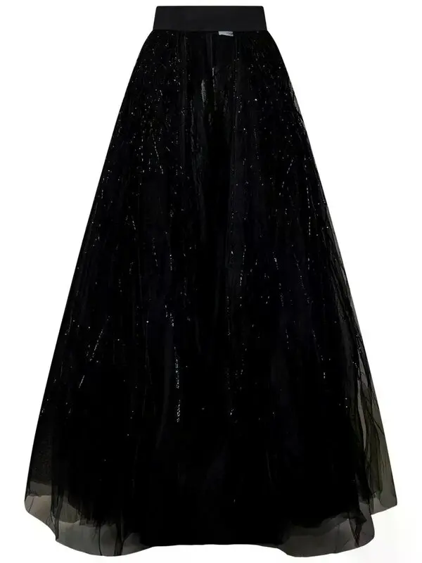 ROOM76 Open-front Maxi Skirt
