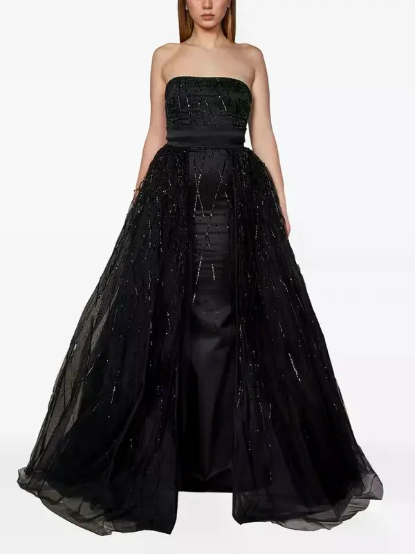 ROOM76 Open-front Maxi Skirt