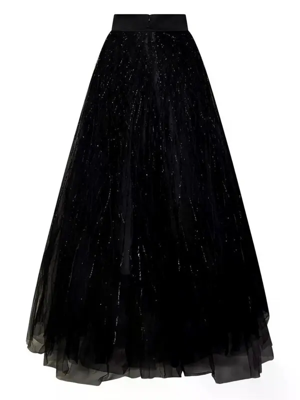 ROOM76 Open-front Maxi Skirt