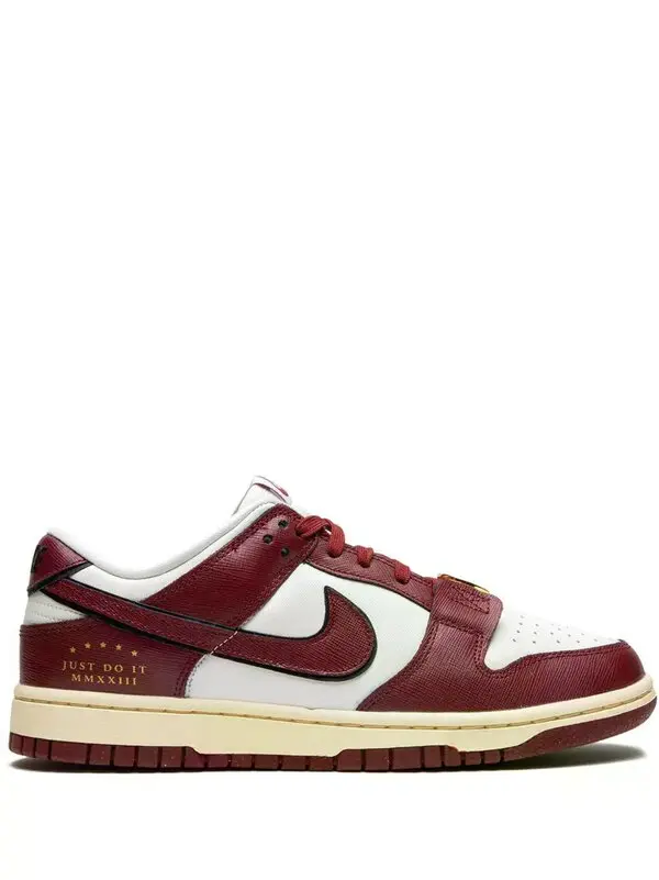 Nike Dunk Low "just Do It" Team Sneakers - Red