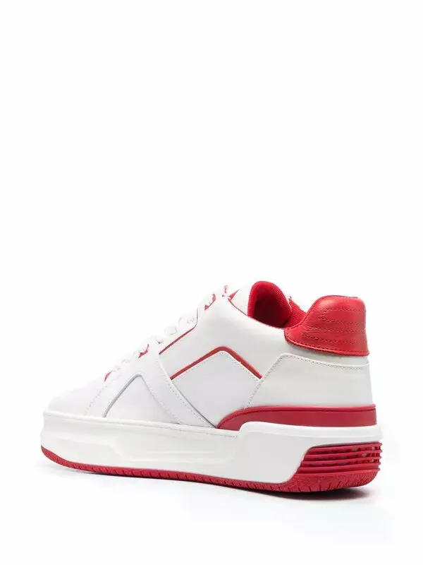 JUST DON Leather Lace-up Sneakers