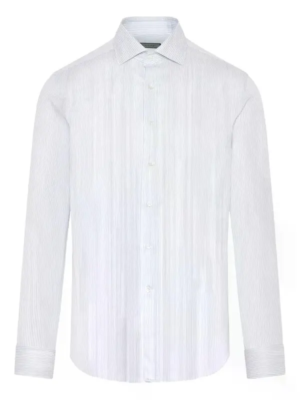 Canali Striped Shirt - Blue