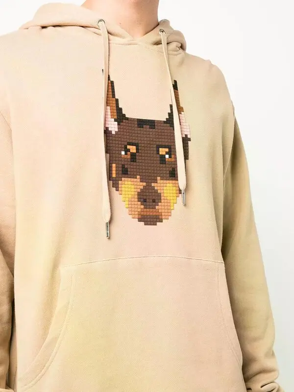MOSTLY HEARD RARELY SEEN 8-BIT Doberman Pincher Pullover Hoodie