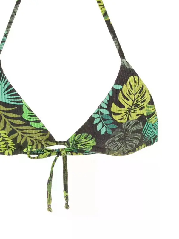 AMIR SLAMA Tropical Print Bikini