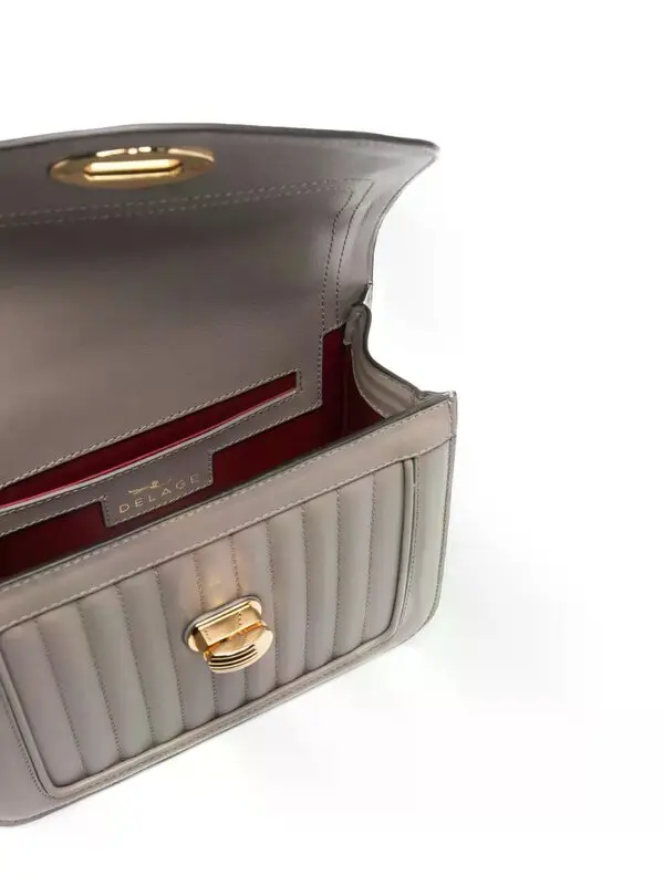 DELAGE Ginette Mini Shoulder Bag - Brown