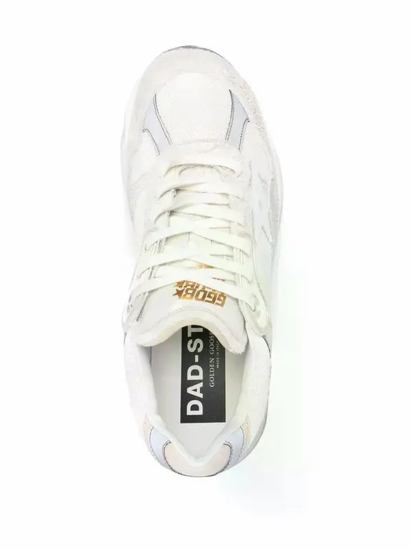 GOLDEN GOOSE Dad-star Leather Sneakers - Neutrals