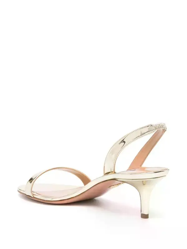 AQUAZZURA So Nude 60mm Leather Sandals