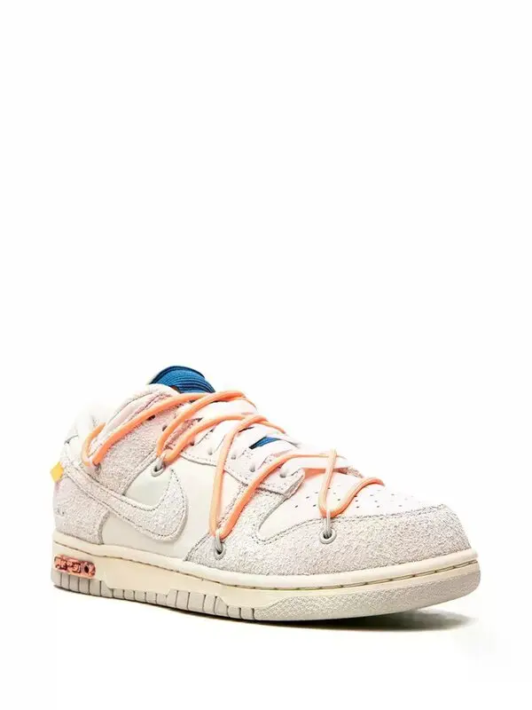 Nike X Off White Dunk Low 19 Sneakers - Grey