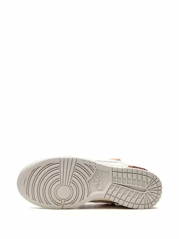Nike X Off White Dunk Low 19 Sneakers - Grey